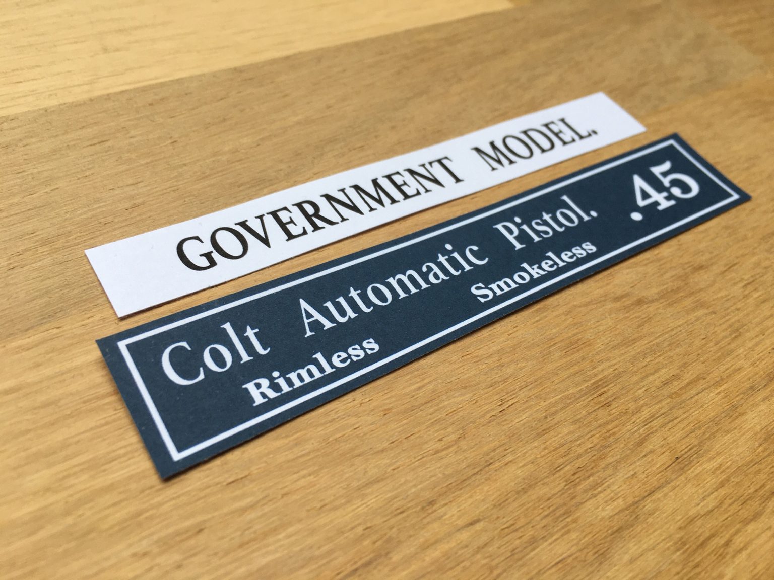 Box Stickers 1911 Government Model .45 Colt Automatic Pistol - khristore