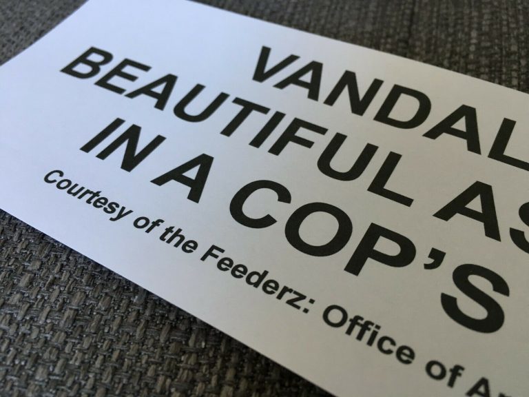 *Kurt Cobain VANDALISM guitar Sticker Beautiful as a rock in a cop's ...