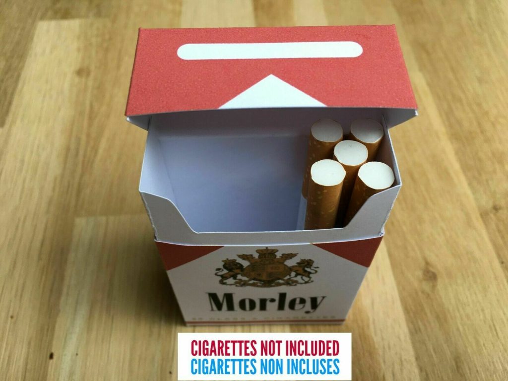 Morley Cigarette Case Fictionnal Tobacco brand Movie Prop X Files ...