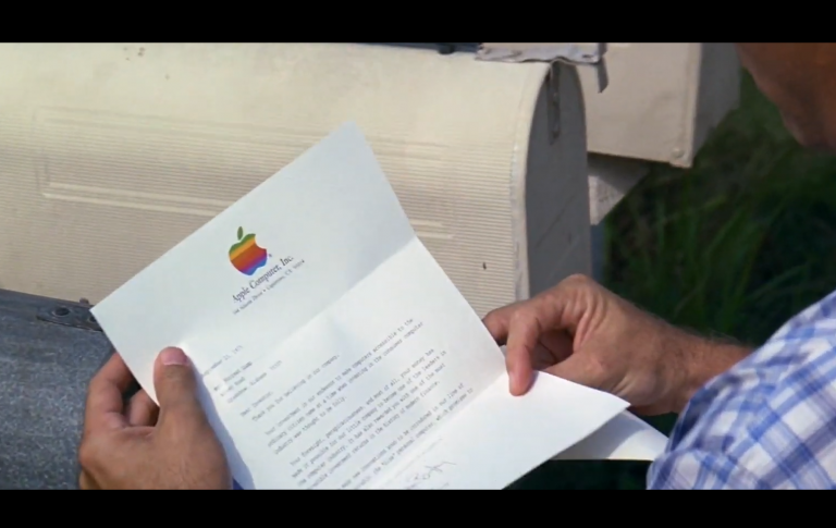 Forrest Gump Apple Company LETTER & ENVELOPPE September 23, 1975 ...