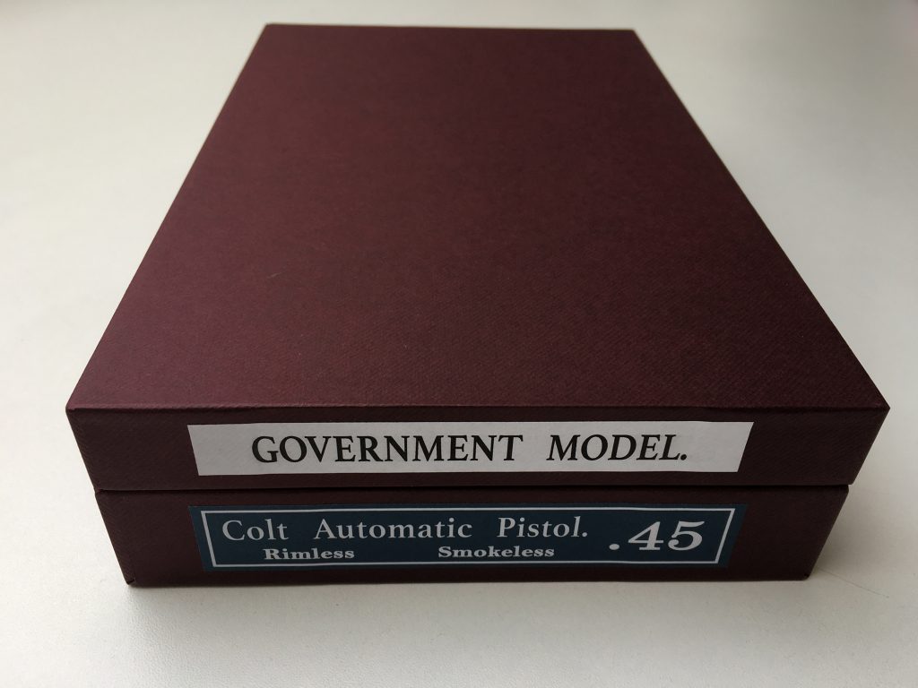 Box for Colt 1911 Government Model .45 Automatic Colt Pistol Commercial ...