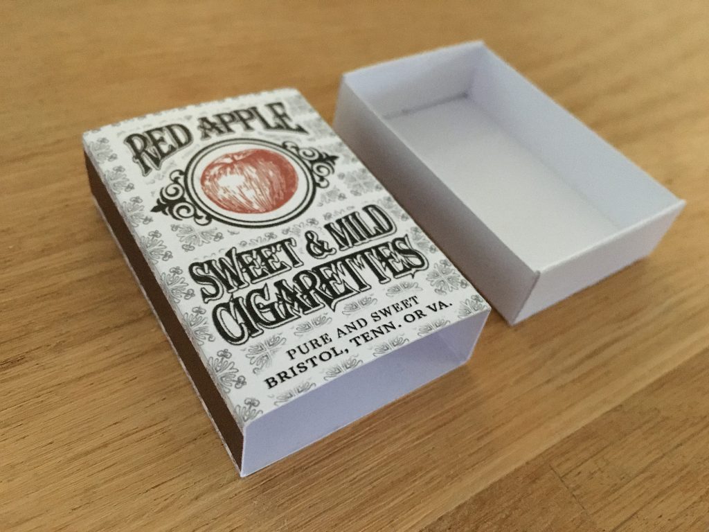 Red Apple Django Unchained Matchbox matches box Quentin TARANTINO Movie ...