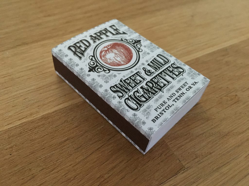 Red Apple Django Unchained Matchbox matches box Quentin TARANTINO Movie ...