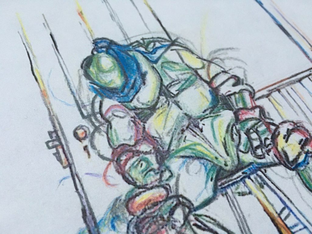 April O'Neil Leo DRAWING Sketch Art Teenage Mutant Ninja Turtles ...