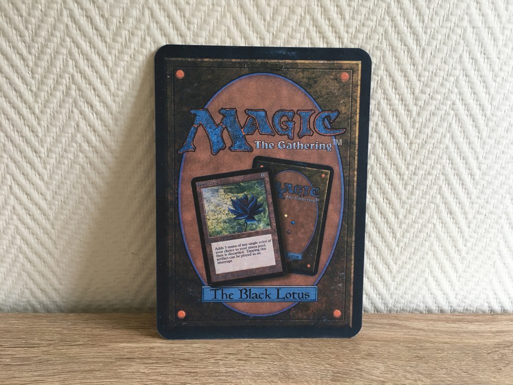 Magic the Gathering Black Lotus Card Replica Mono Artifact Alpha 1993 ...