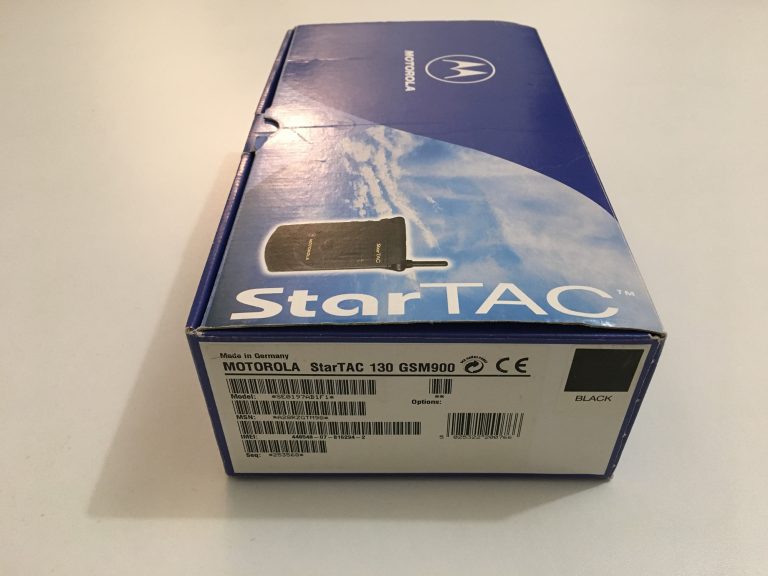 SOLD AS IS StarTAC 130 Motorola Original box Matching Numbers new ...