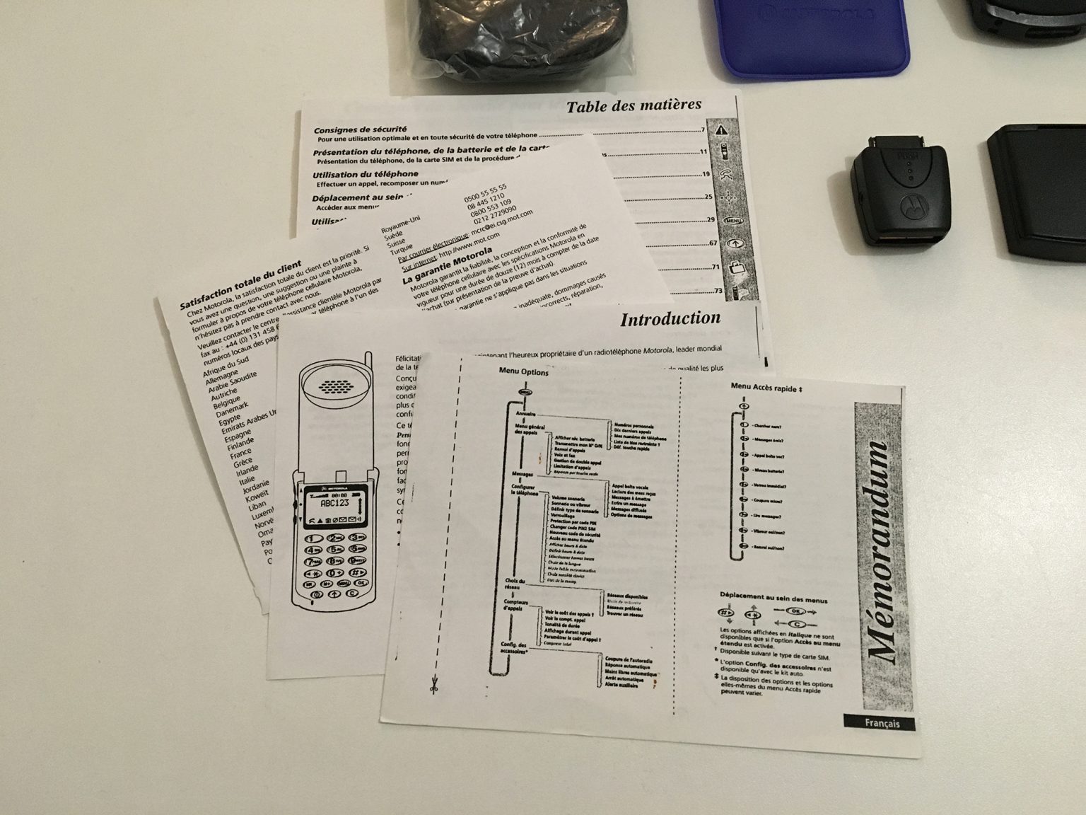 SOLD AS IS StarTAC 130 Motorola Original box Matching Numbers new ...