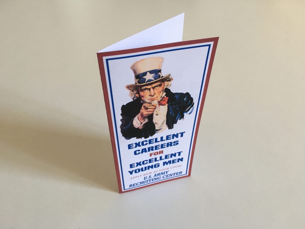 Forrest Gump U.S. Army Recruiting Careers Uncle Sam USA Movie Prop Tom ...