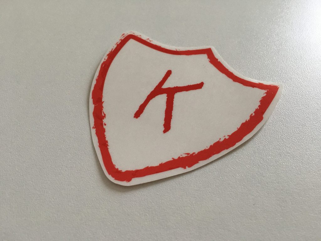 Kurt Cobain K Records STICKER Strat NIRVANA Stratocaster guitar Grunge ...