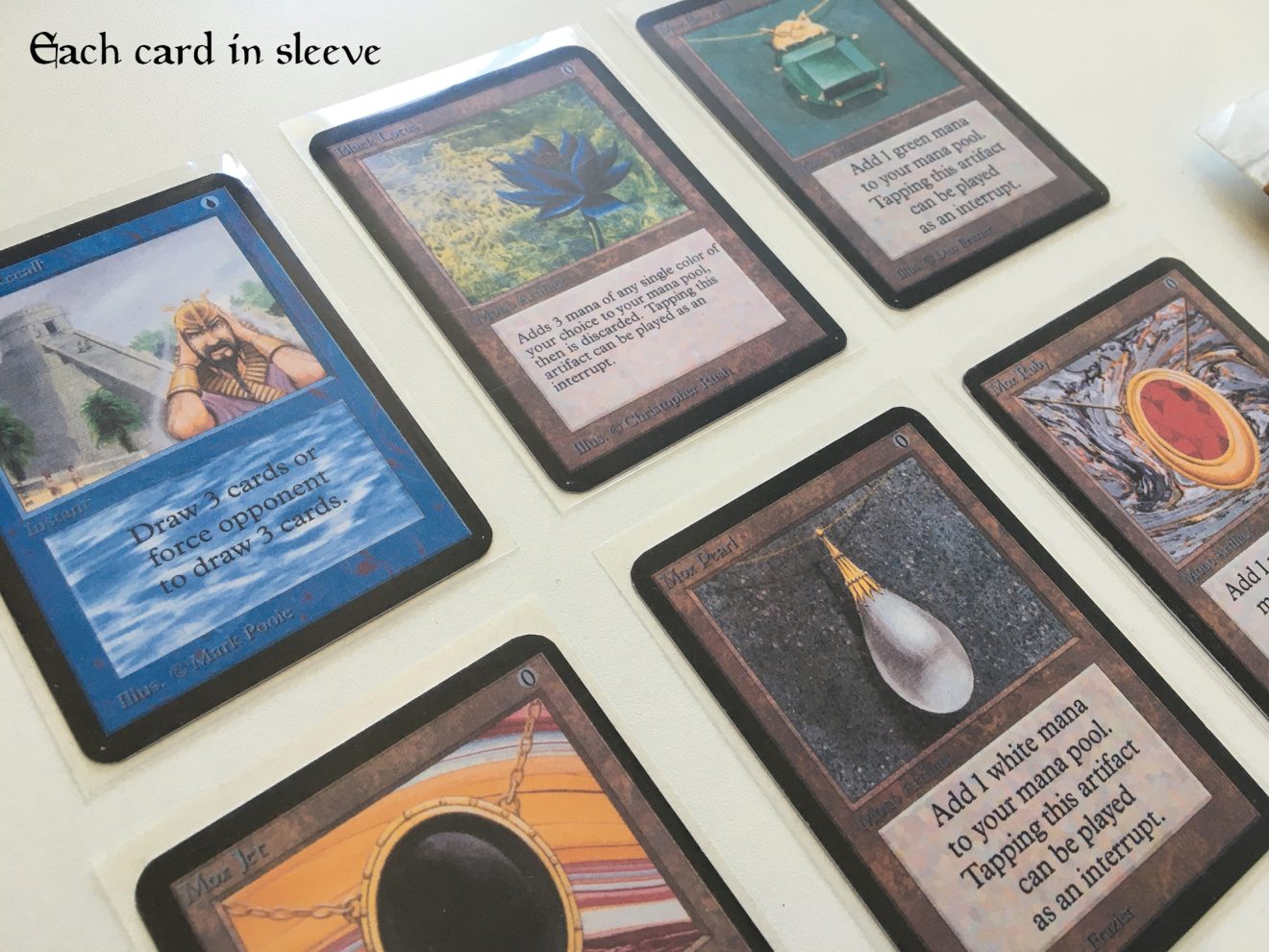 Magic the Gathering Power Nine P9 Black Lotus Alpha Card Replica ...