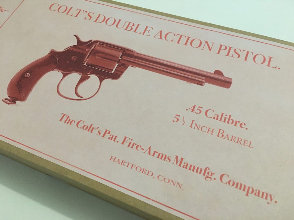 BOX for Colt 1902 .45 Caliber Philippine 5 1/2 inch barrel Revolver ...