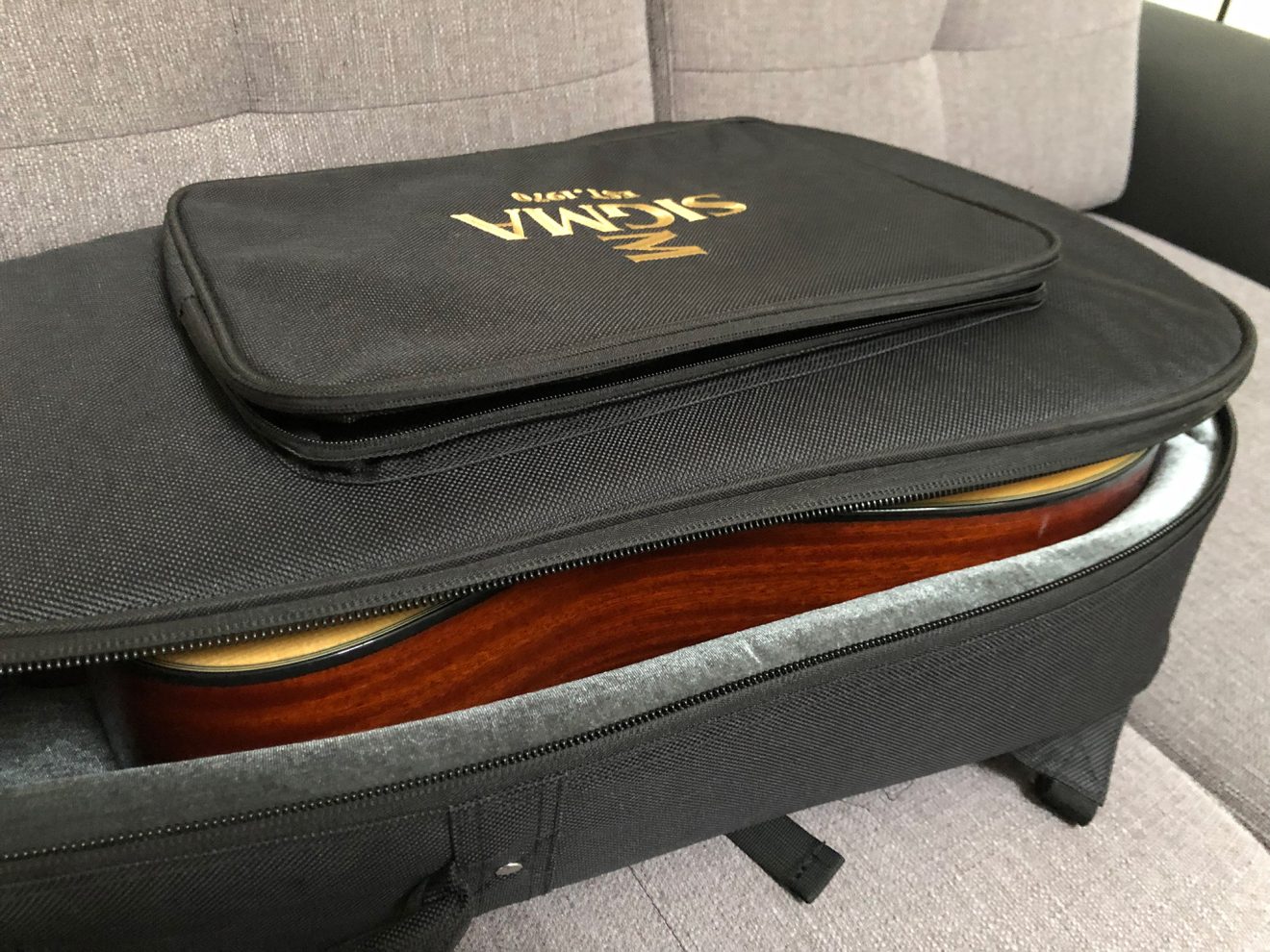 Kurt Cobain MTV Unplugged Nirvana Sound *Guitar & GigBag* SIGMA DM18 ...