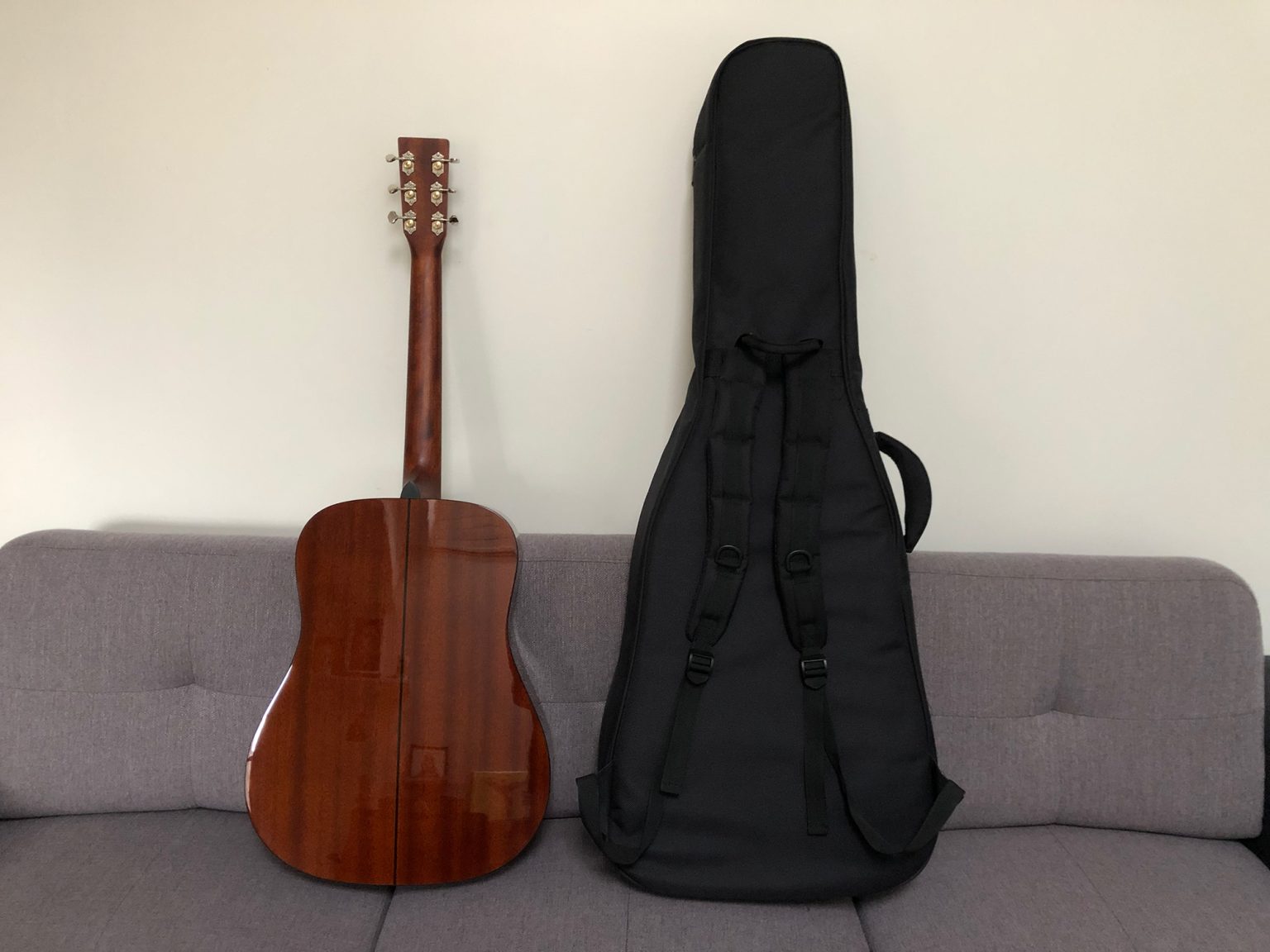 Kurt Cobain MTV Unplugged Nirvana Sound *Guitar & GigBag* SIGMA DM18 ...