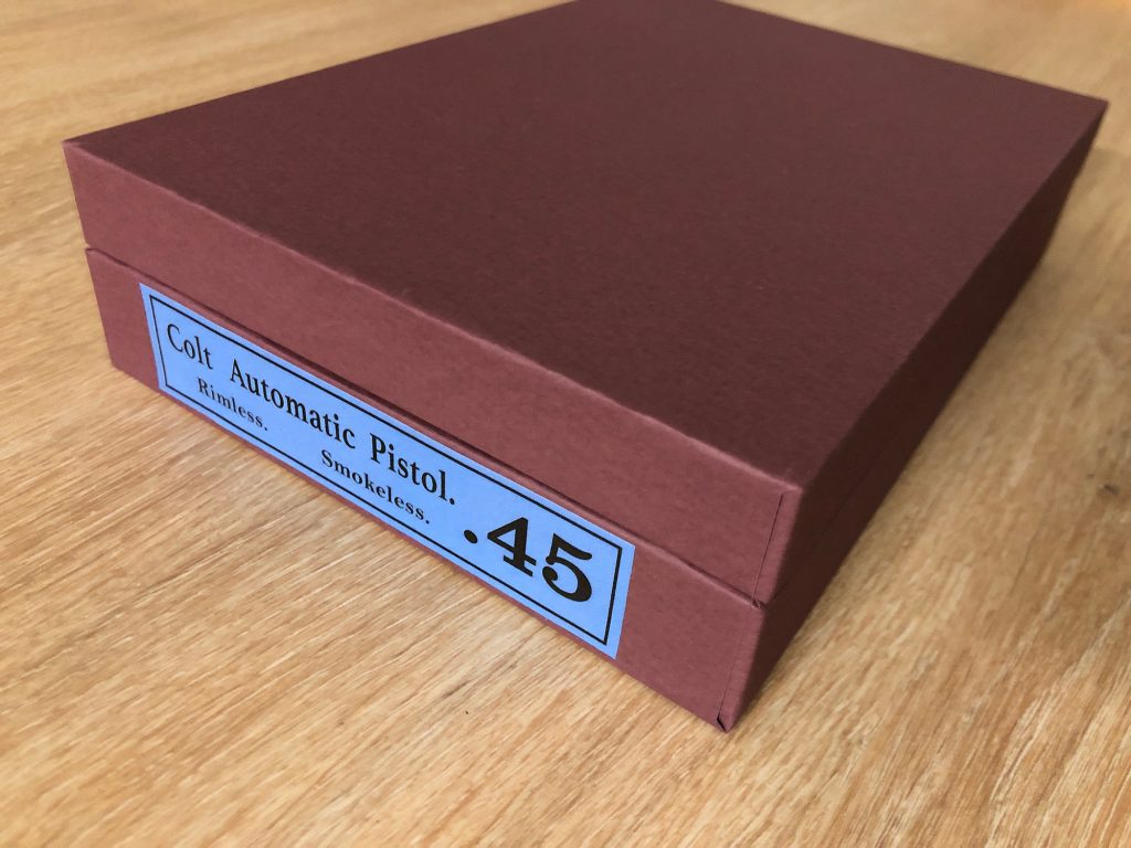 BOX for Colt 1905 .45 Automatic Colt Pistol hand made replica storage ...