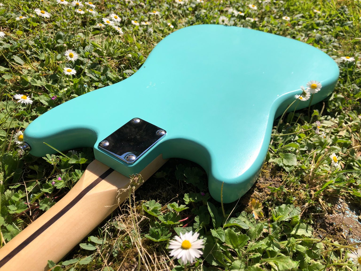 Kurt Cobain Jesus "Greco" Mustang pickguard Green Nirvana Guitar ...