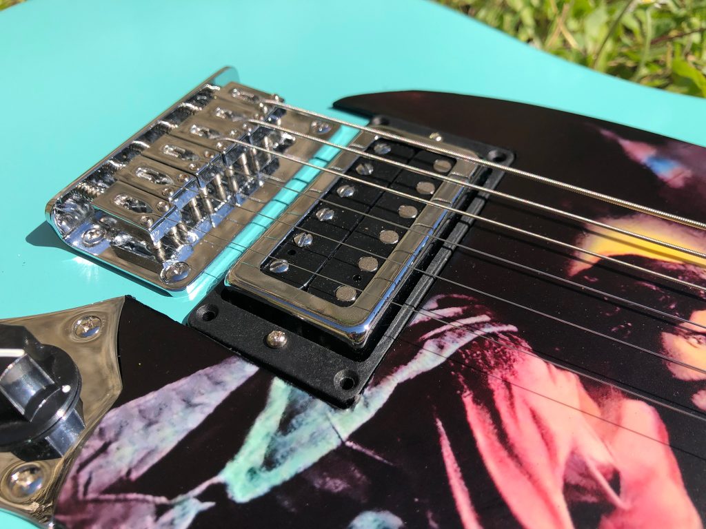 Kurt Cobain “Jesus, Greco" Mustang pickguard Green Nirvana Guitar ...