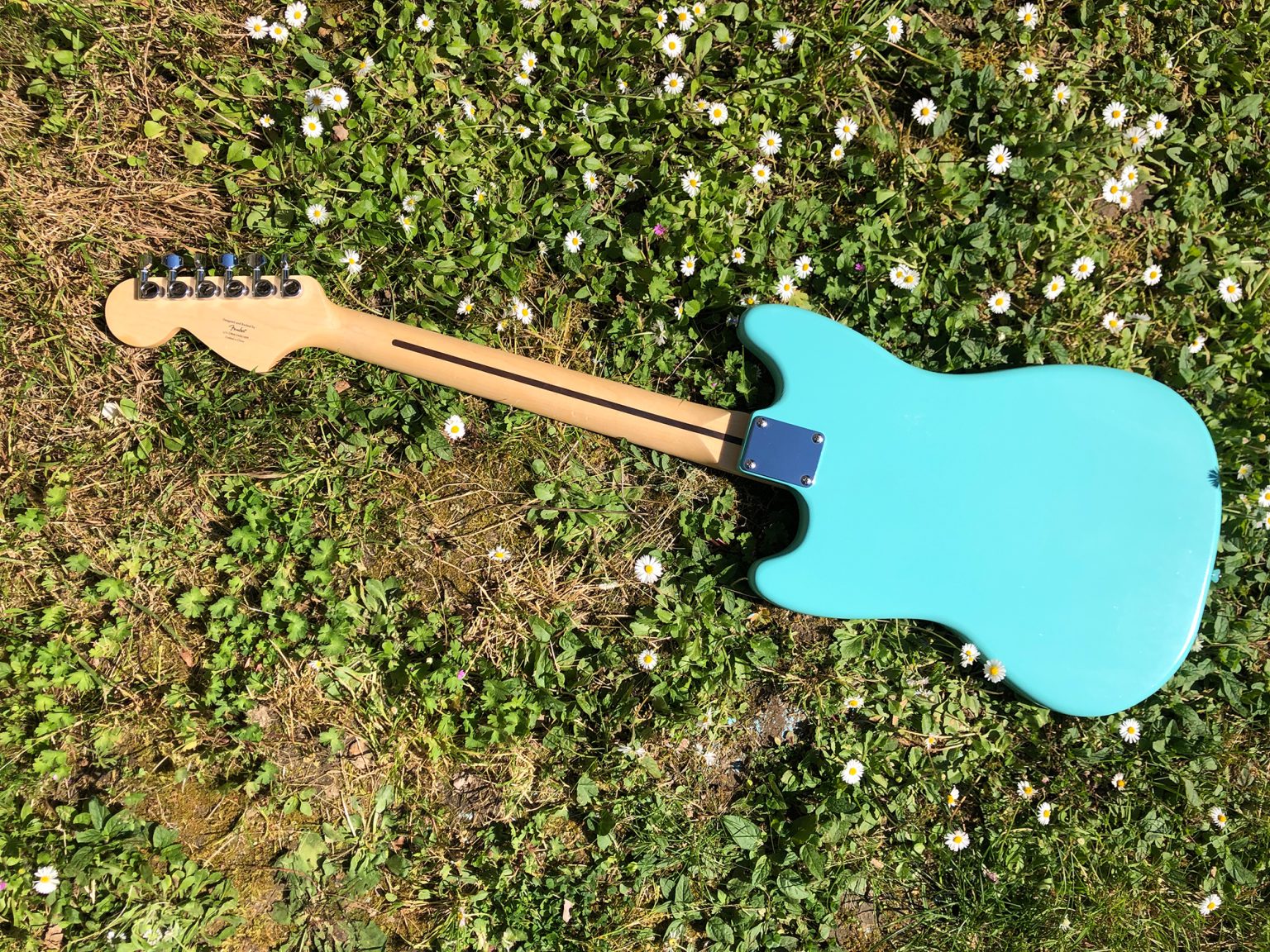 Kurt Cobain “Jesus, Greco" Mustang pickguard Green Nirvana Guitar ...