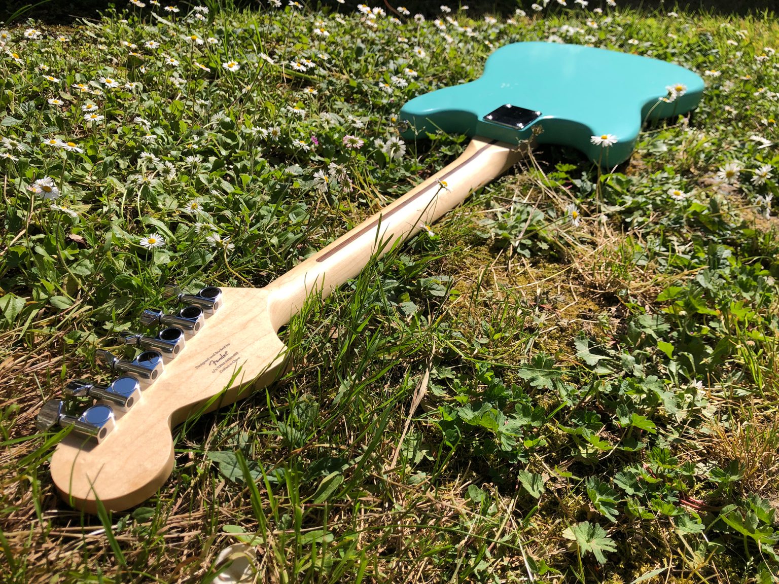 Kurt Cobain Jesus "Greco" Mustang pickguard Green Nirvana Guitar ...