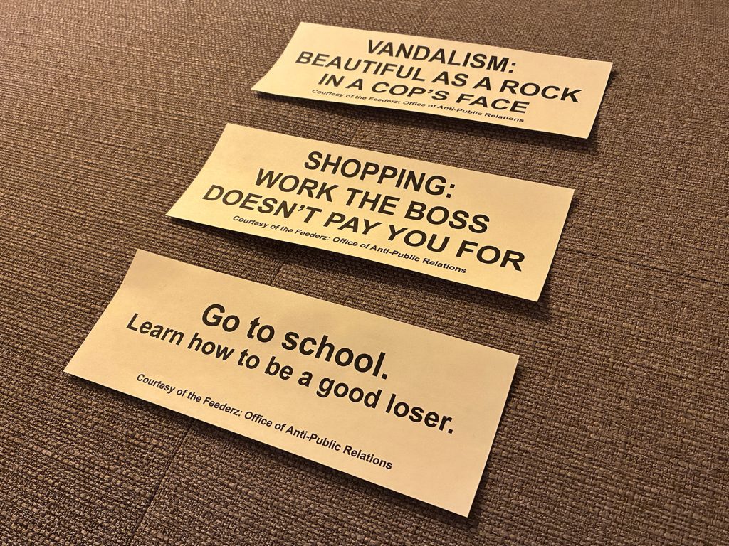 *The Feederz (Teachers in Space) FULL STICKERS SET Vandalism Beautiful ...