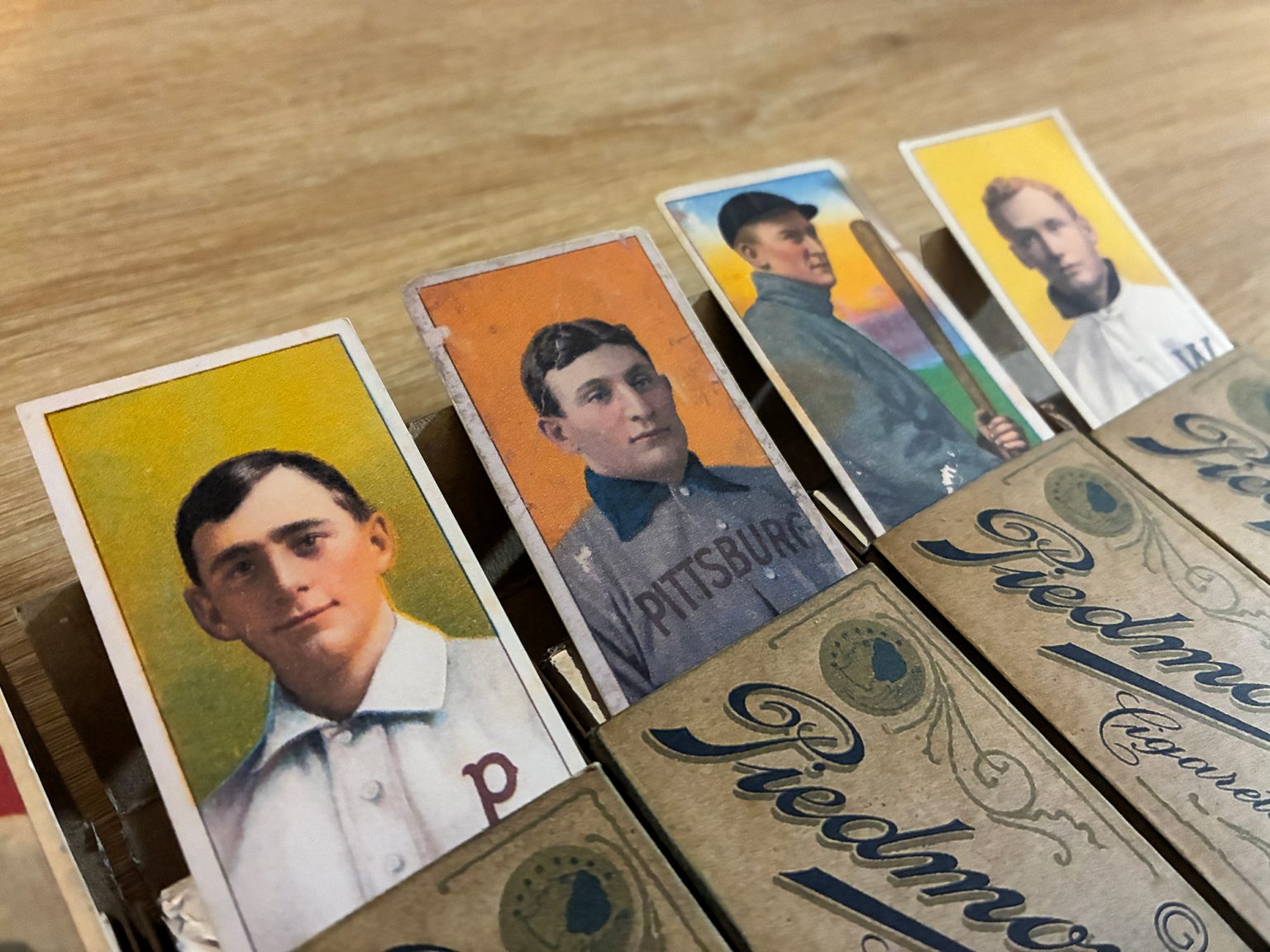PIEDMONT Full set CARTON of 10 Cigarette Packs T206 HONUS WAGNER 1909 ...